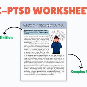C-PTSD Workbook: C-PTSD Worksheets, Trauma Therapy, Complex PTSD ...
