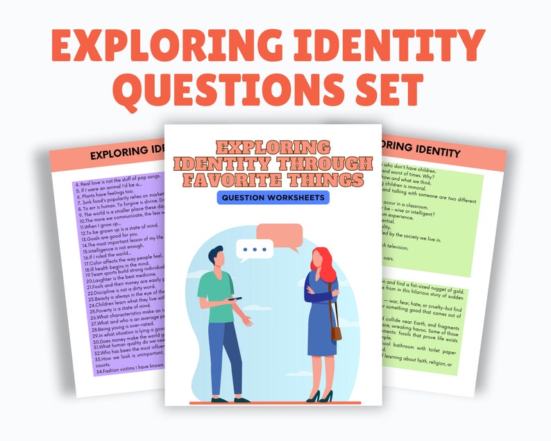 Exploring Identity Through Favorite Things Question Set, Therapy ...