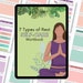 7 Types of Rest Self-care Workbook for Mental Health and Wellbeing ...