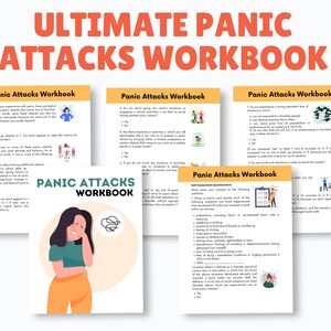 Panic Disorder Education and Worksheet Bundle Anxiety Trackers ...