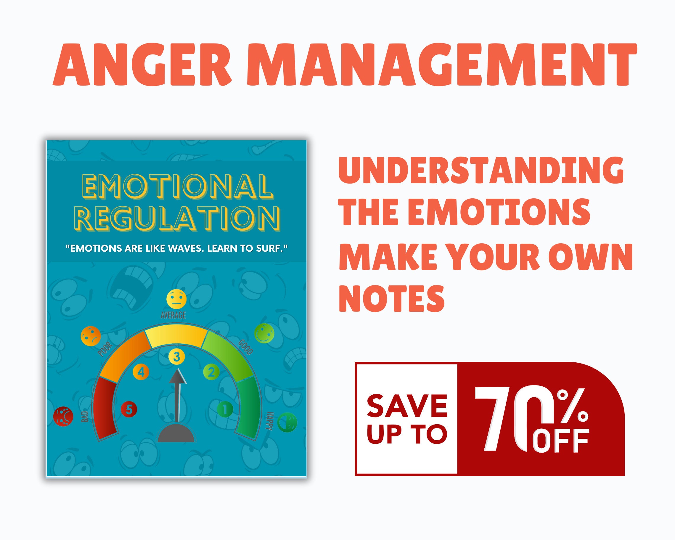 Emotional Regulation Workbook, Emotions Worksheets, Therapy Worksheets ...