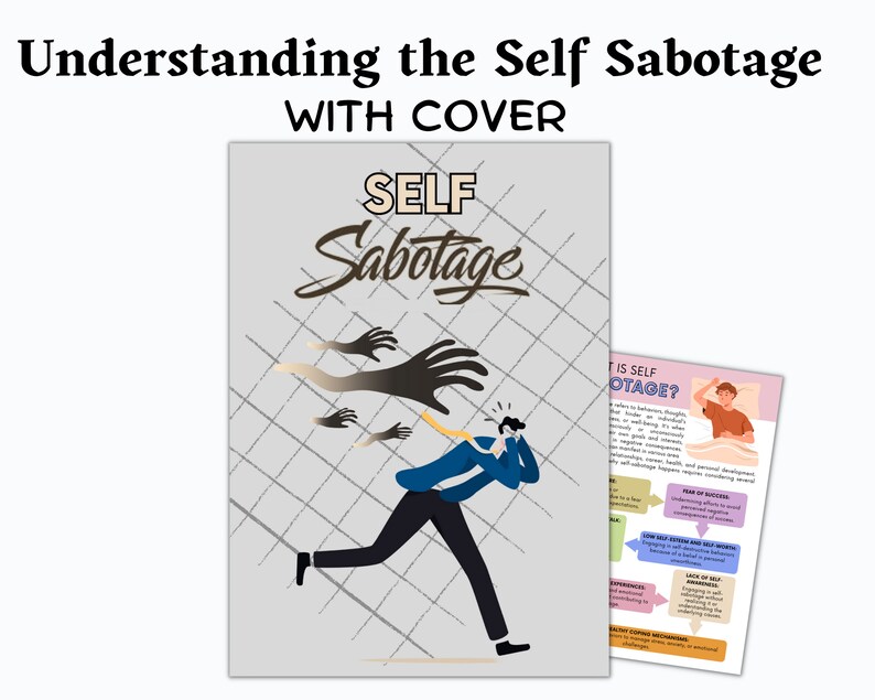 Self Sabotage Worksheets and Printable Psychoeducation Tools ...