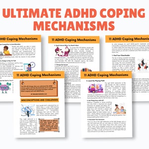 11 Adhd-executive Functioning Worksheet, Time Management, Self ...