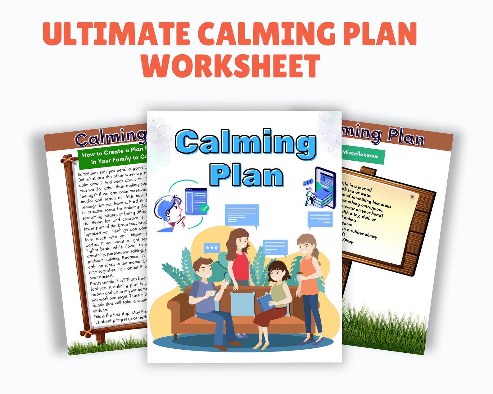 Calming Plan Worksheet, Psychology Resources, Inner Critic, Boundaries ...