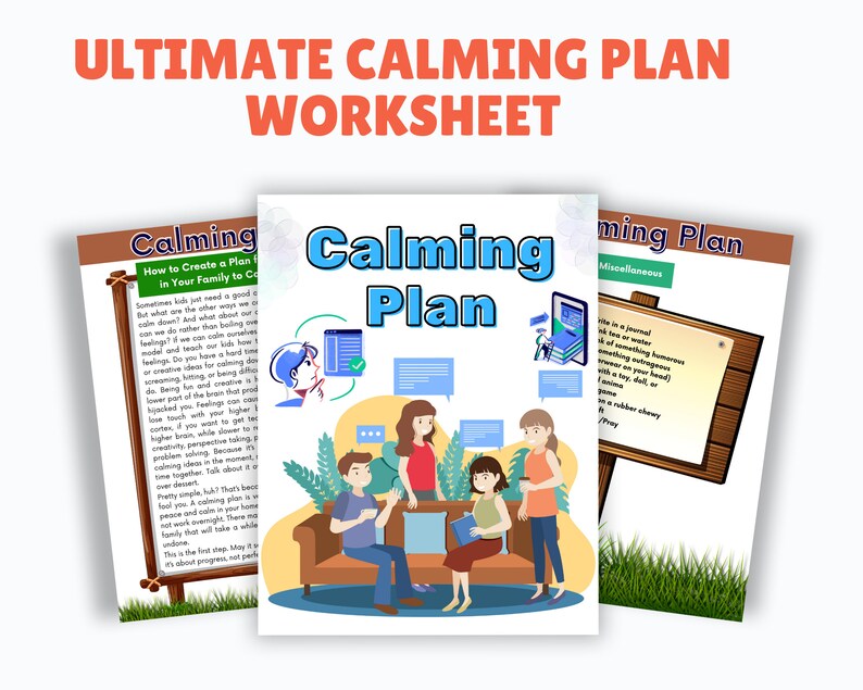 Calming Plan Worksheet, Psychology Resources, Inner Critic, Boundaries ...