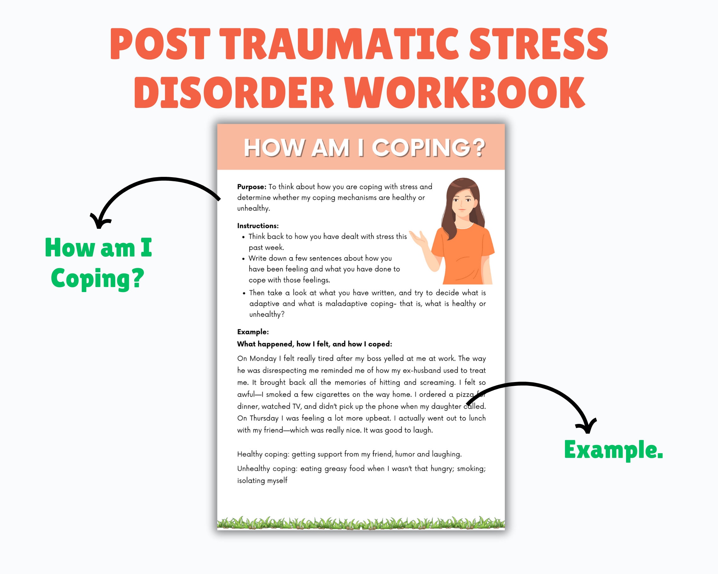 PTSD Workbook: C-PTSD Worksheets, Trauma Therapy, Complex PTSD ...