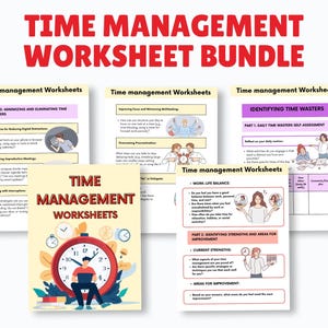 Time Management Worksheets, Time Management Skills, Therapy Worksheets ...