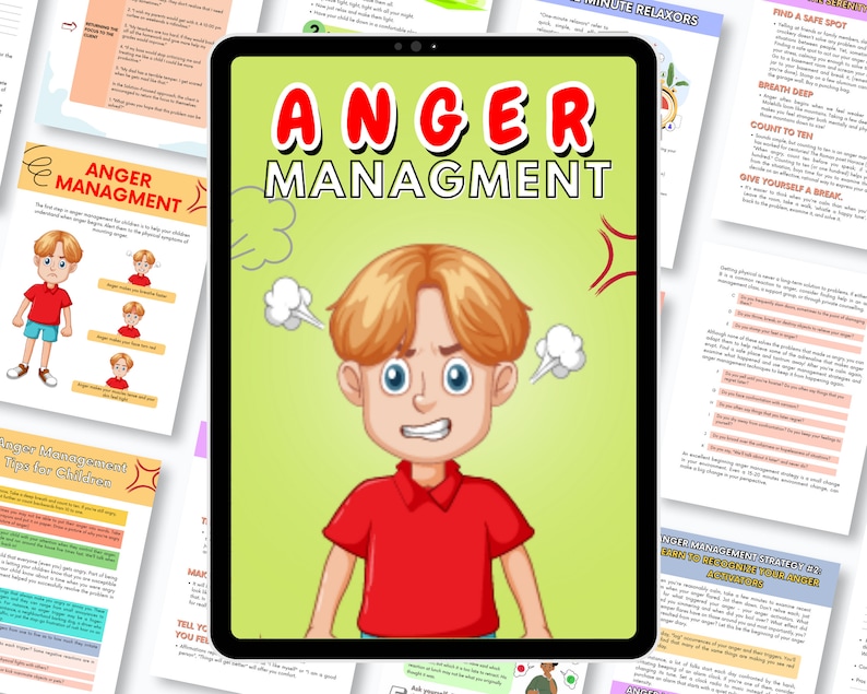 Understanding Anger Management Worksheets for Kids, Teens and Adults ...