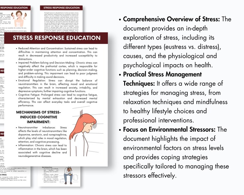 The Stress Response Guide: Psychoeducation Tool for Trauma Therapy ...