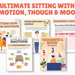 Teen Therapy Mega Worksheet Bundle, Therapy Workbook, Therapist Journal ...