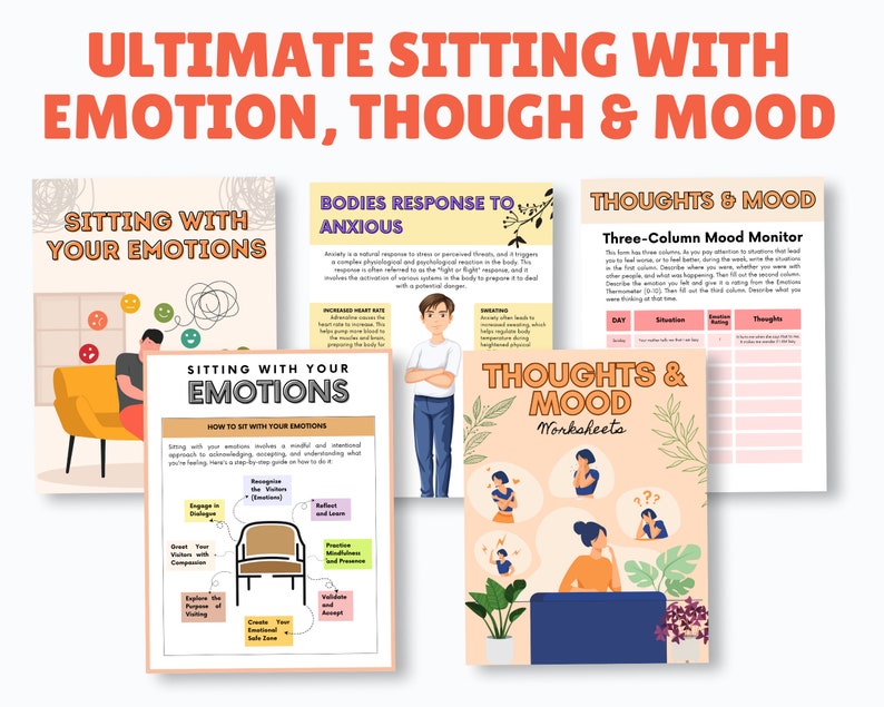 Teen Therapy Mega Worksheet Bundle, Therapy Workbook, Therapist Journal ...