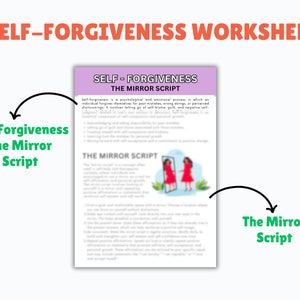 Ultimate Self Forgiveness Worksheet Package, Self Love, Self Growth ...