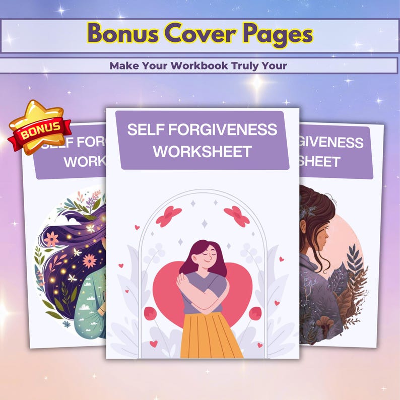 Ultimate Self Forgiveness Worksheet Package, Self Love, Self Growth ...