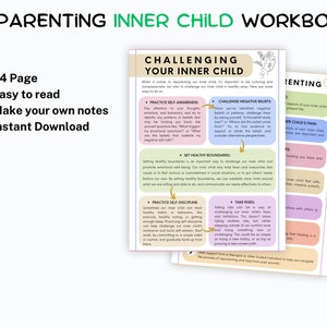 Reparenting and Inner Child Healing Bundle of Resources for Childhood ...