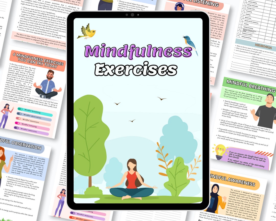 Guided Mindfulness Exercise, Breathing Exercises, Mental Wellness Tips ...