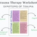 Trauma Therapy Worksheet Bundle, Trauma Worksheets, PTSD Counseling ...