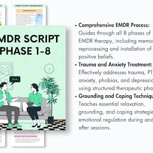 EMDR Scripts & EMDR Worksheets for Kids, Teens and Adults EMDR Tools ...