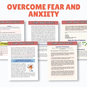 Understanding the Fear of Failure and Anxiety Workbook, Therapy ...