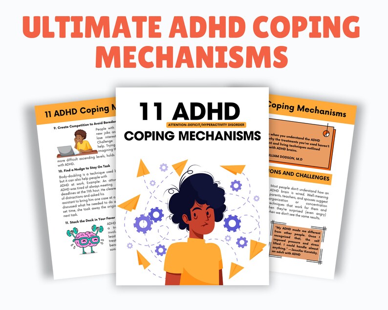 11 Adhd-executive Functioning Worksheet, Time Management, Self ...