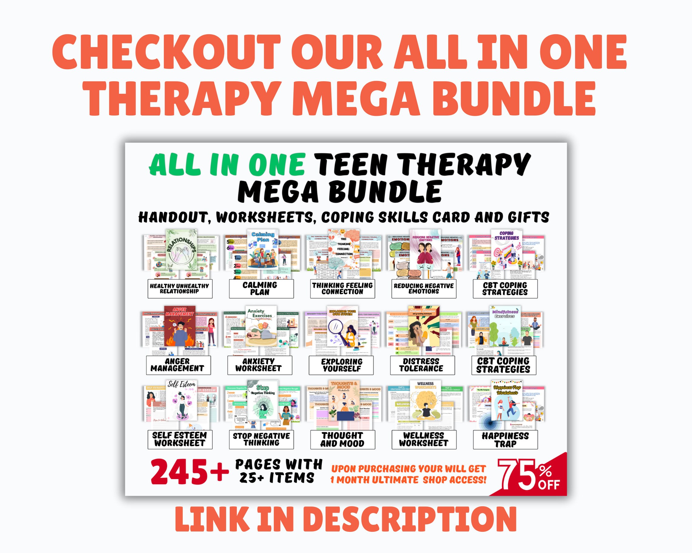 Emotions and Feelings Bundle, Psychology Resources, Inner Critic, Boundaries, Trauma, Acceptance ...