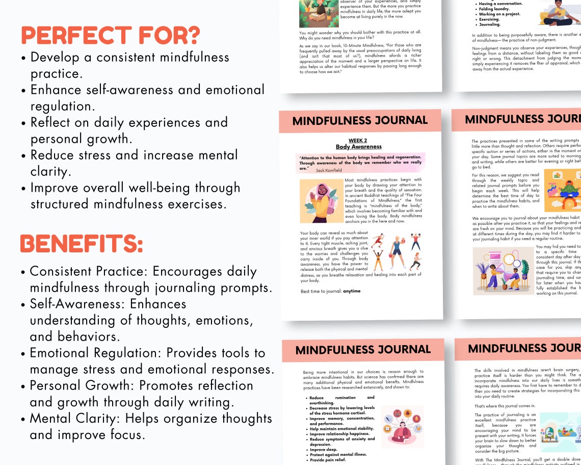 Mindfulness Mega Bundle | Mindfulness Worksheets for Adults and Teens ...
