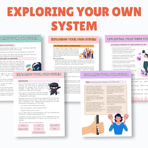 Exploring Yourself, IFS, Therapy Worksheet Bundle, Psychology Resources ...
