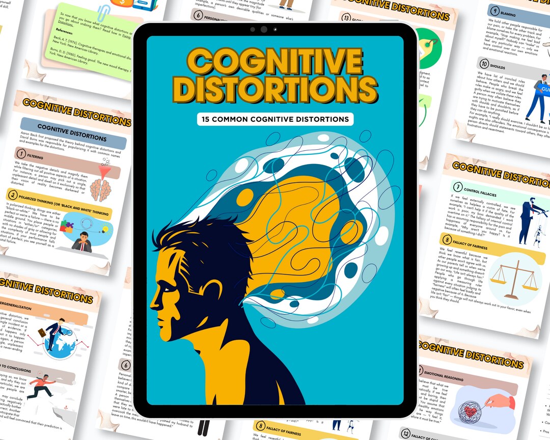 Cognitive Distortions Worksheets, Challenge Unhelpful Thinking Styles ...