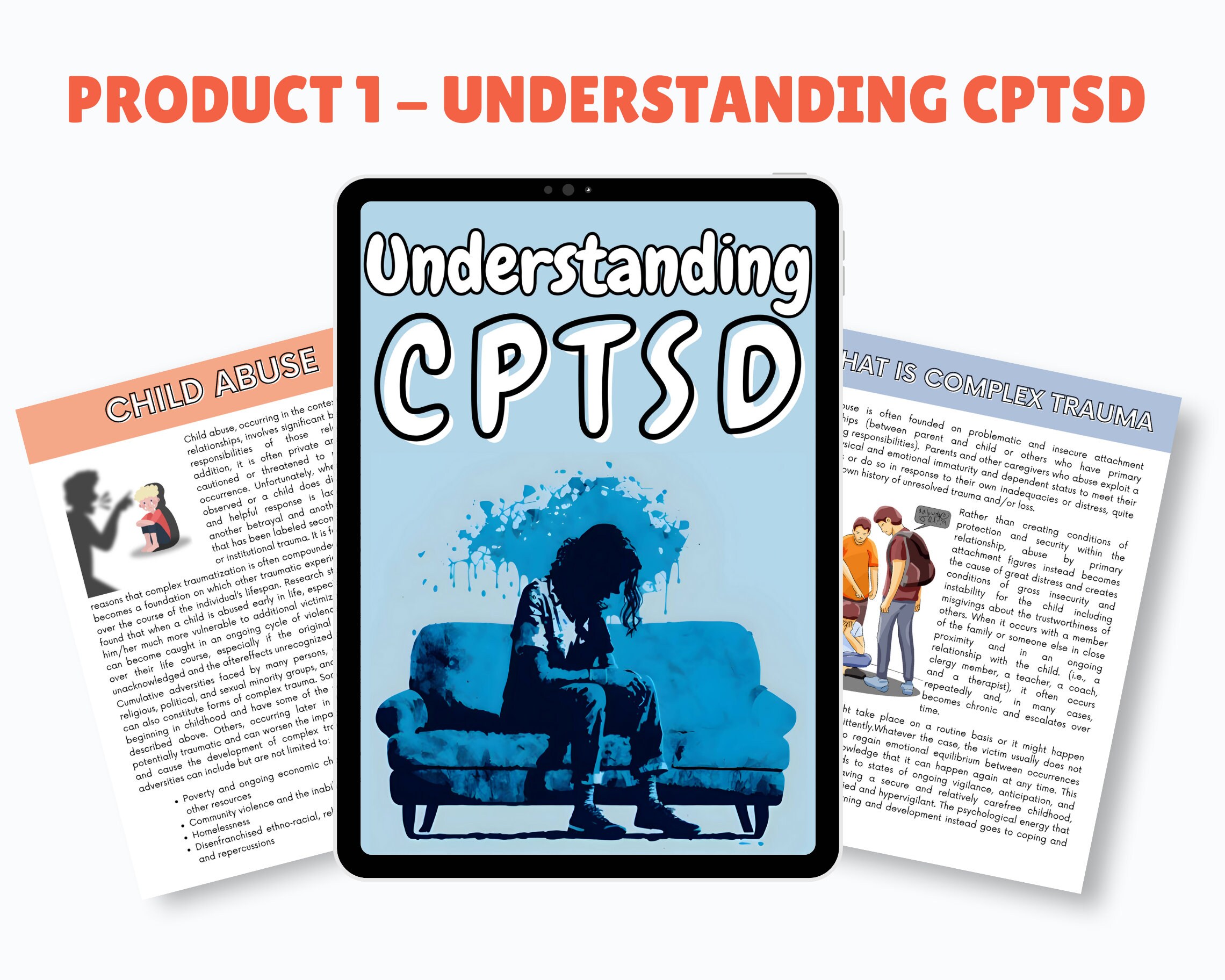 MEGA BUNDLE: C-PTSD Worksheets, Trauma Therapy, Mental Health ...