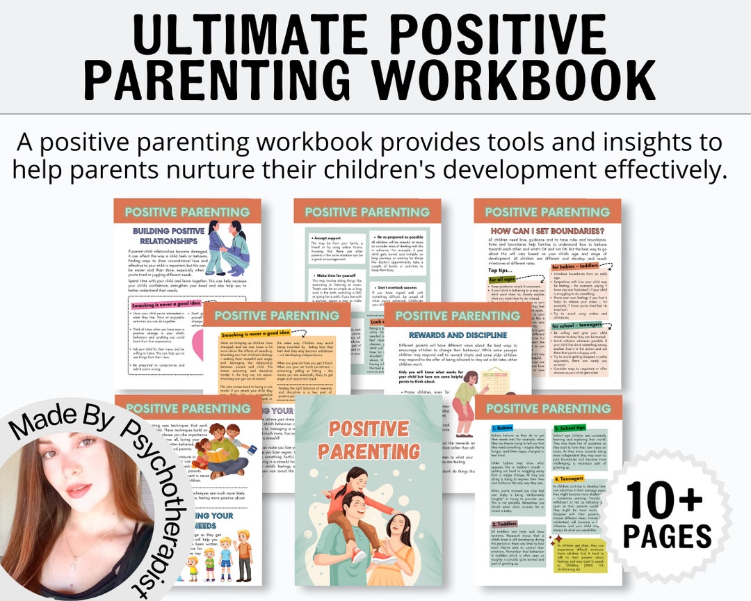 Positive Parenting PRINTABLE Workbook: Emotion Coaching Guide, Managing ...