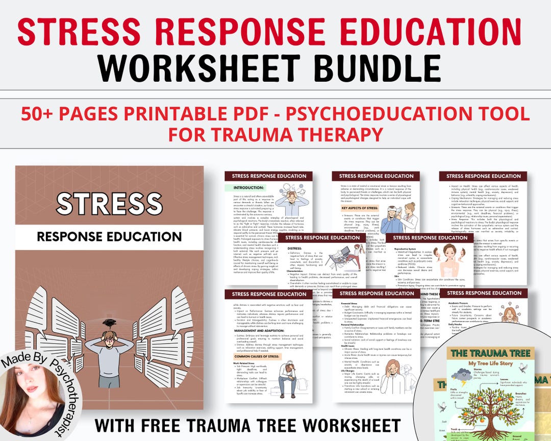 The Stress Response Guide: Psychoeducation Tool for Trauma Therapy ...