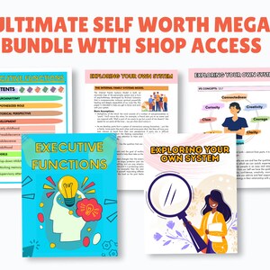 Self Worth Worksheet and Cards Bundle, Self Esteem, Confidence, Teen ...