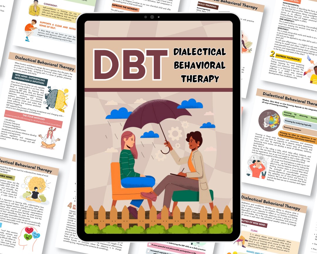 DBT MEGA BUNDLE, Dbt Skills, Dbt Workbook, Therapy Worksheet ...