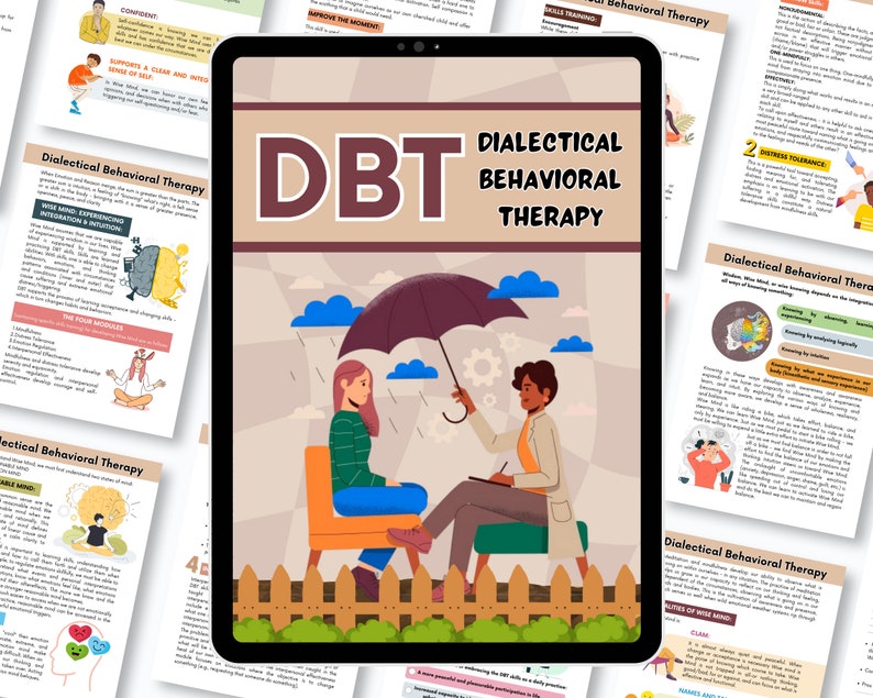 DBT MEGA BUNDLE, Dbt Skills, Dbt Workbook, Therapy Worksheet ...
