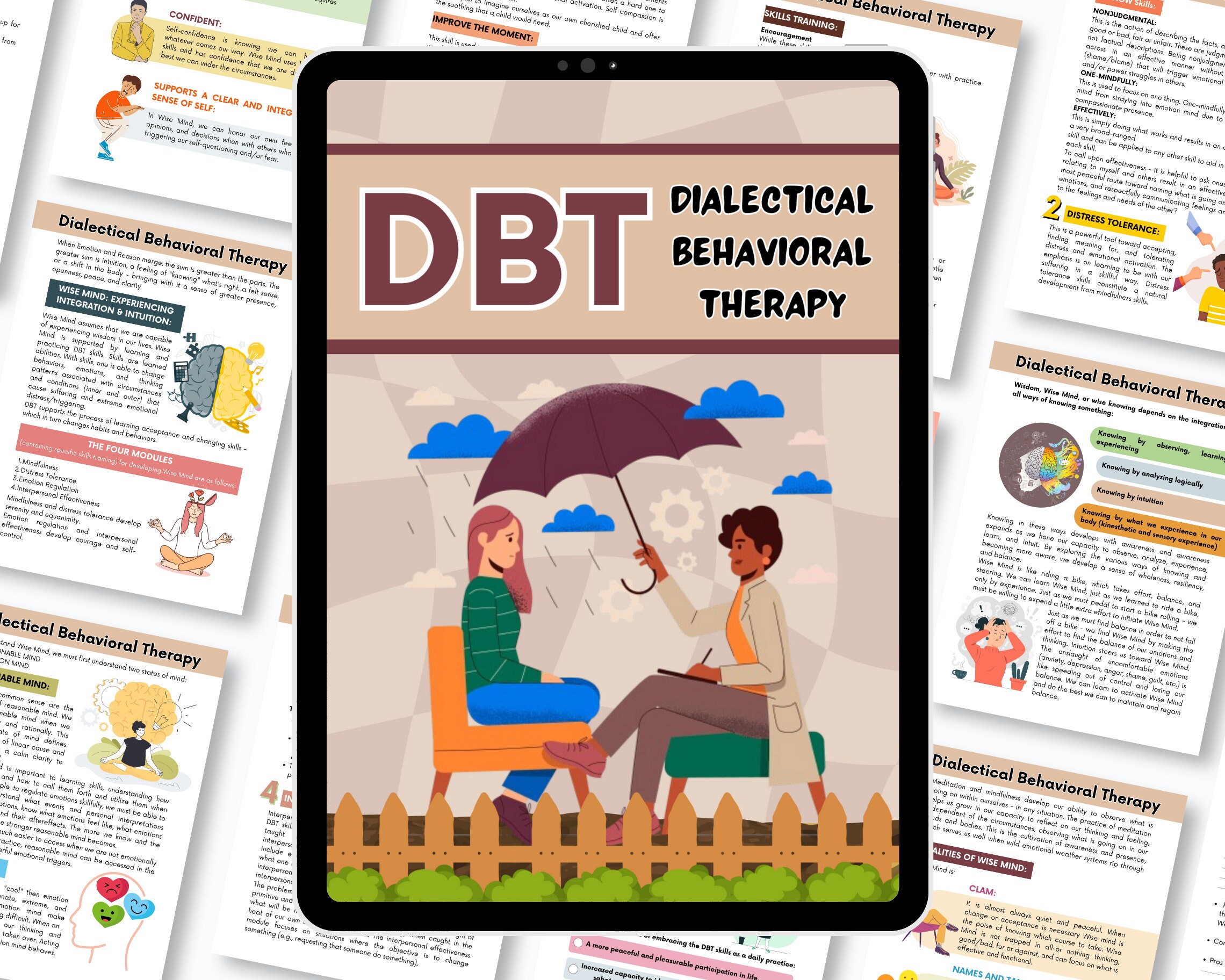 DBT MEGA BUNDLE, Dbt Skills, Dbt Workbook, Therapy Worksheet ...