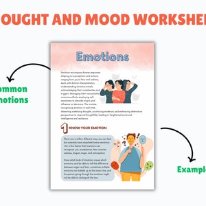 Understanding the Emotions Worksheets, Sitting With Our Emotions ...