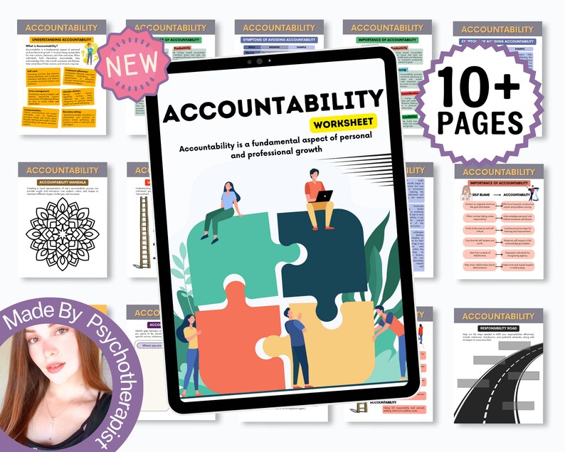 Accountability Worksheets - Self-blame Vs Accountability ...
