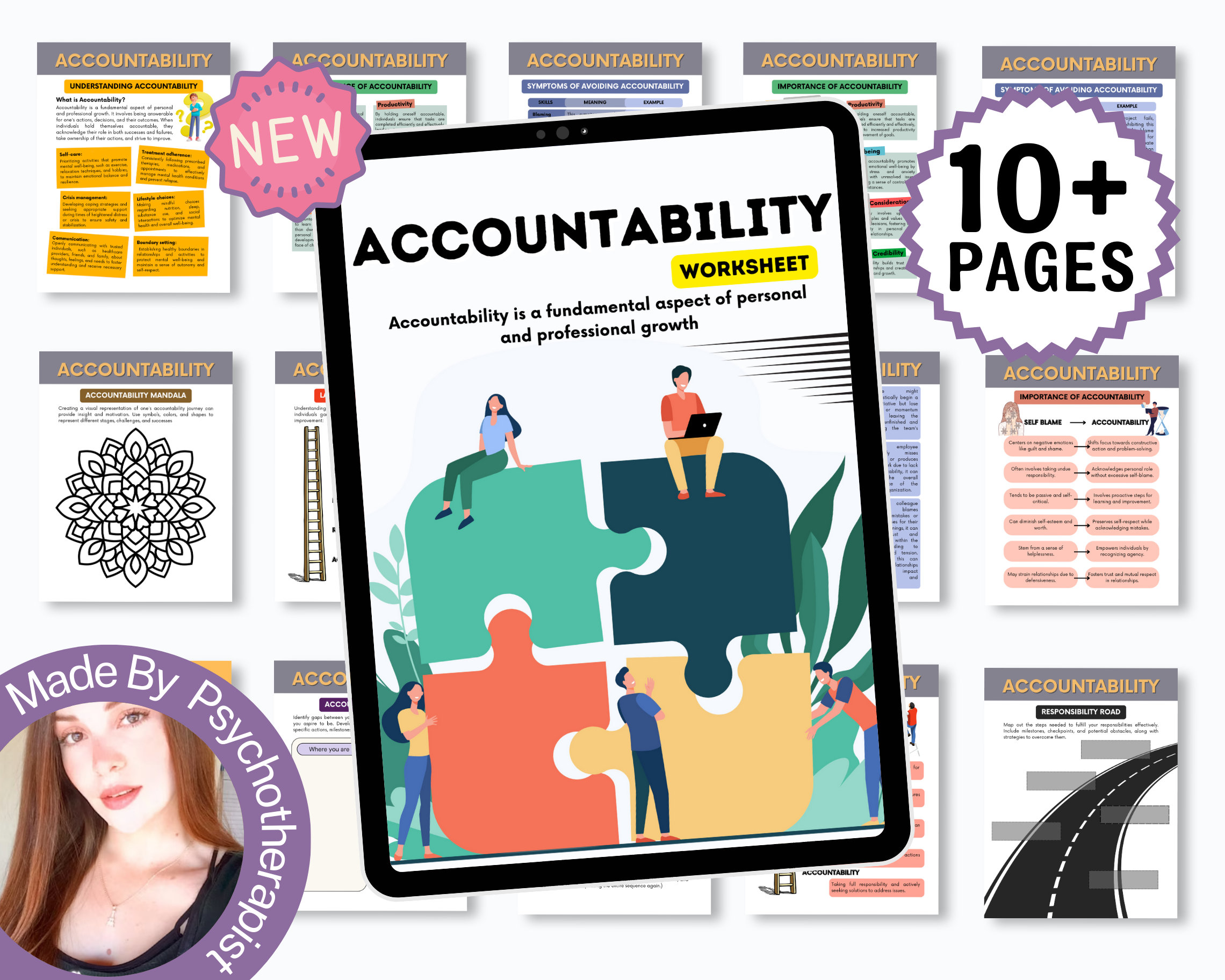 Accountability Worksheets - Self-blame Vs Accountability ...
