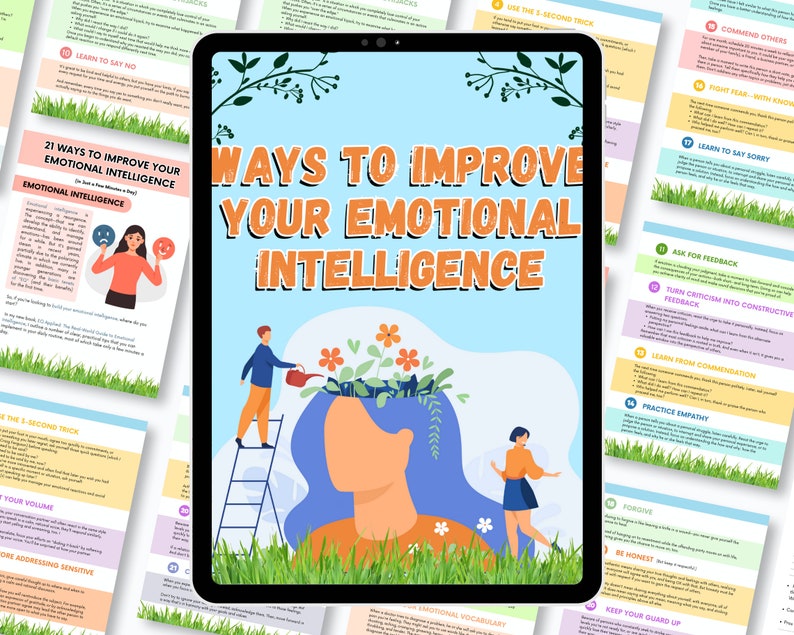 21 Ways of Emotional Intelligence: Mindfulness Worksheet to Enhance ...