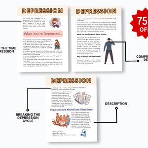 Breaking the Depression Cycle Workbook, Depression Spiral, Counseling ...