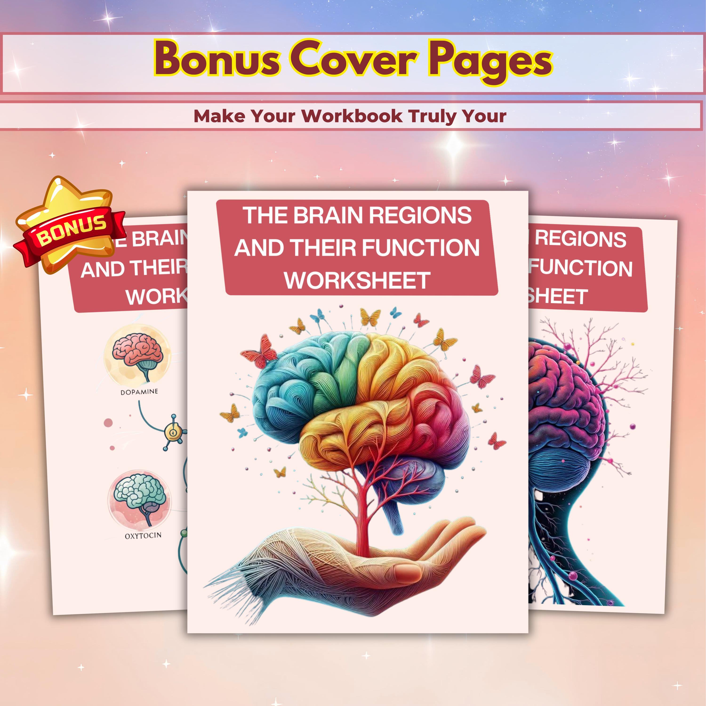 The Brain Regions and Their Function Neuroscience Worksheet: 108+ Pages ...