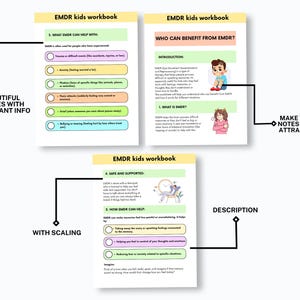 EMDR Workbook for Kids, EMDR Therapy, EMDR Resources, Trauma Therapy ...