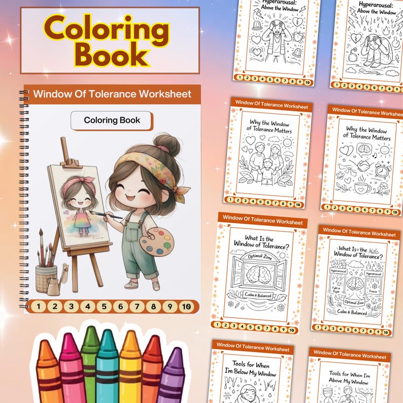 Window of Tolerance Worksheets: Emotional Regulation, 96+ Pages, 10 ...