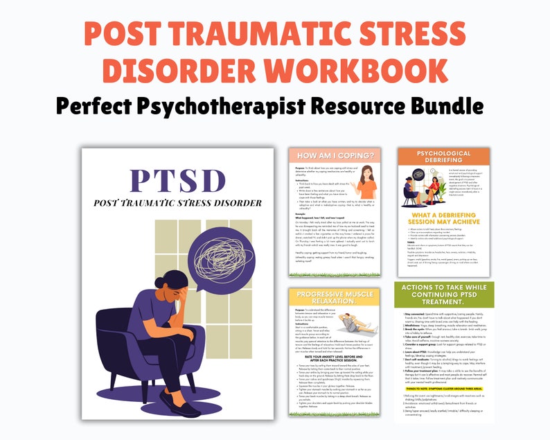 PTSD Workbook: C-PTSD Worksheets Trauma Therapy Complex PTSD - Etsy