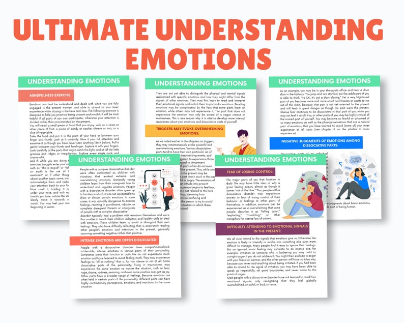 Emotions Activity, Identifying and Processing Emotions List, Emotion ...