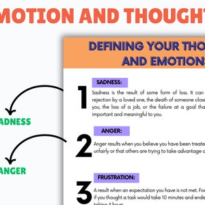 Sitting With Our Emotions: Mindfulness Worksheet to Enhance Self ...