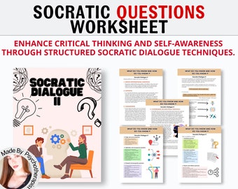 Socratic Questions for Therapists - Critical Thinking, Client Insight ...