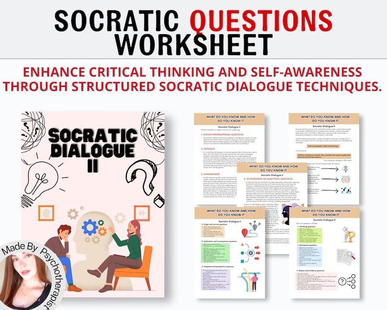 Socratic Questions for Therapists, Critical Thinking, Client Insight ...
