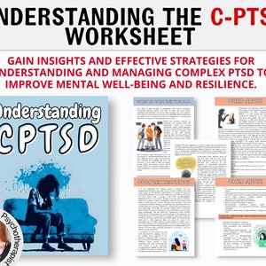 C-PTSD Workbook: C-PTSD Worksheets, Trauma Therapy, Complex PTSD ...