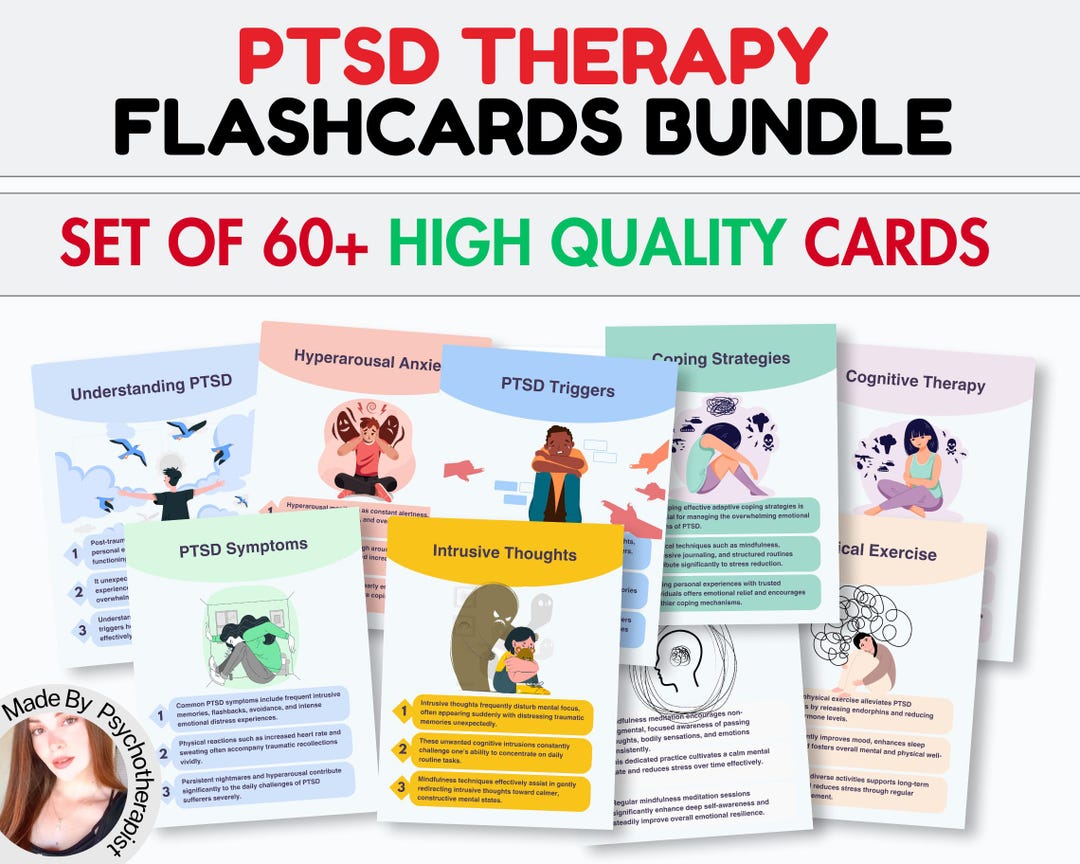 PTSD Flashcards, Trauma Therapy, Mental Health Worksheets, Emdr ...