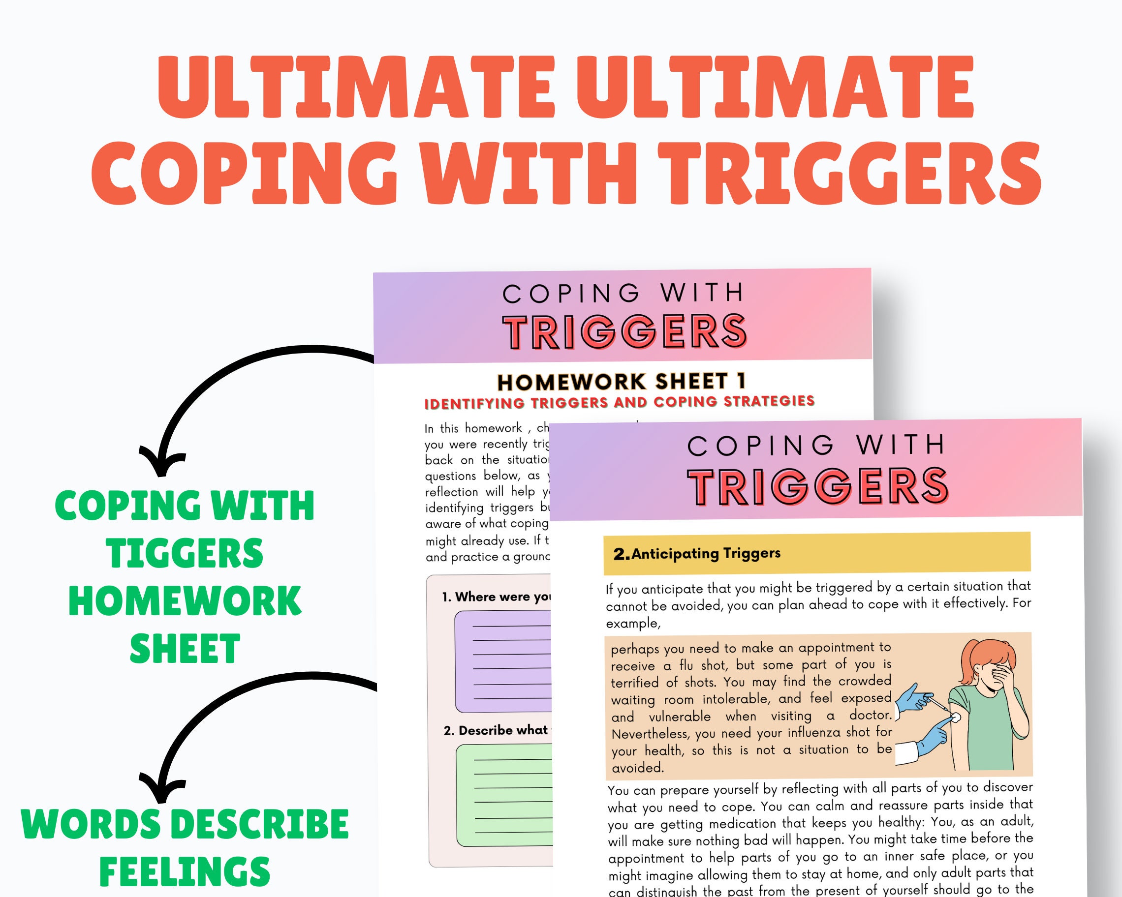 Coping With Triggers, Psychology Resources, Inner Critic, Boundaries, Trauma, Acceptance Therapy ...